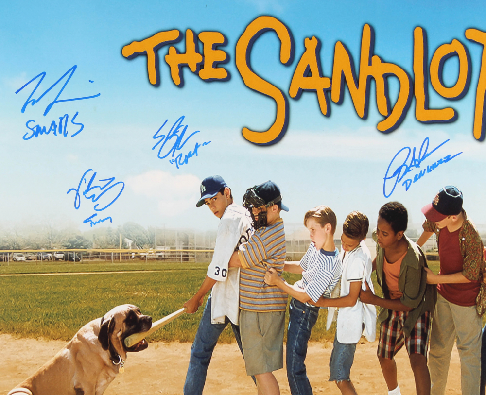 "The Sandlot" 11x14 Photo Cast-Signed by (6) with Tom Guiry, Marty York ...