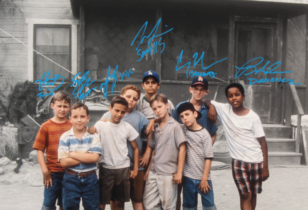 "The Sandlot" 16x20 Photo Cast-Signed by (6) with Tom Guiry, Marty York ...