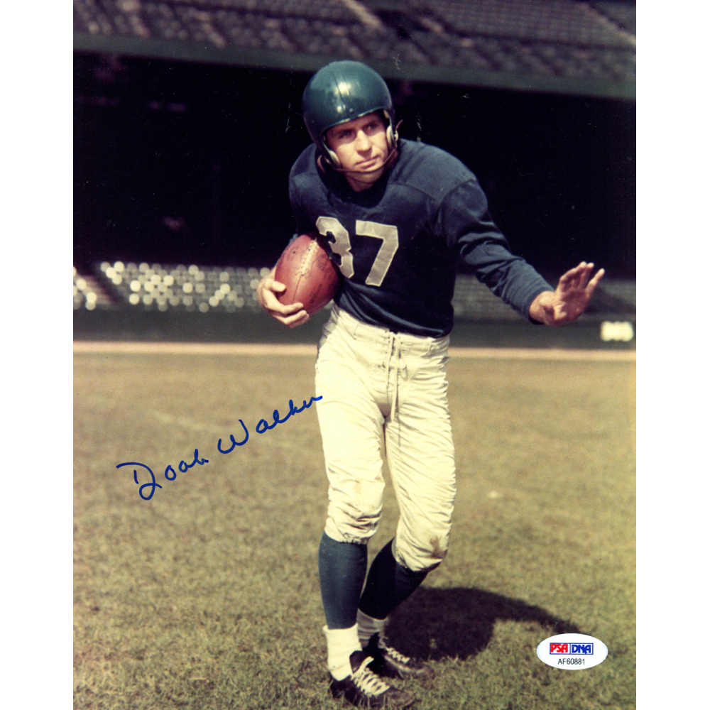 Doak Walker Signed Lions 8x10 Photo (PSA COA) | Pristine Auction