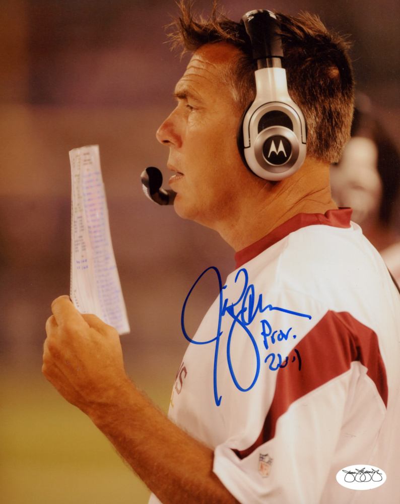 Jim Zorn Signed Redskins 8x10 Photo (JSA SOA) | Pristine Auction