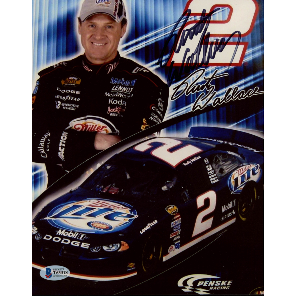 Rusty Wallace Signed NASCAR 8x10 Photo (Beckett COA) | Pristine Auction