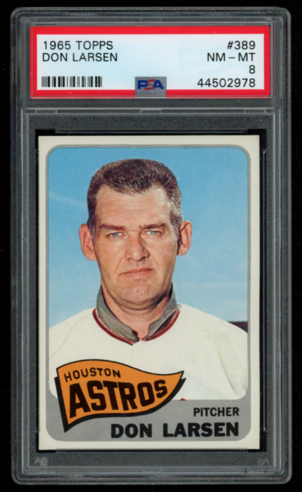 Don Larsen 1965 Topps #389 (PSA 8) | Pristine Auction