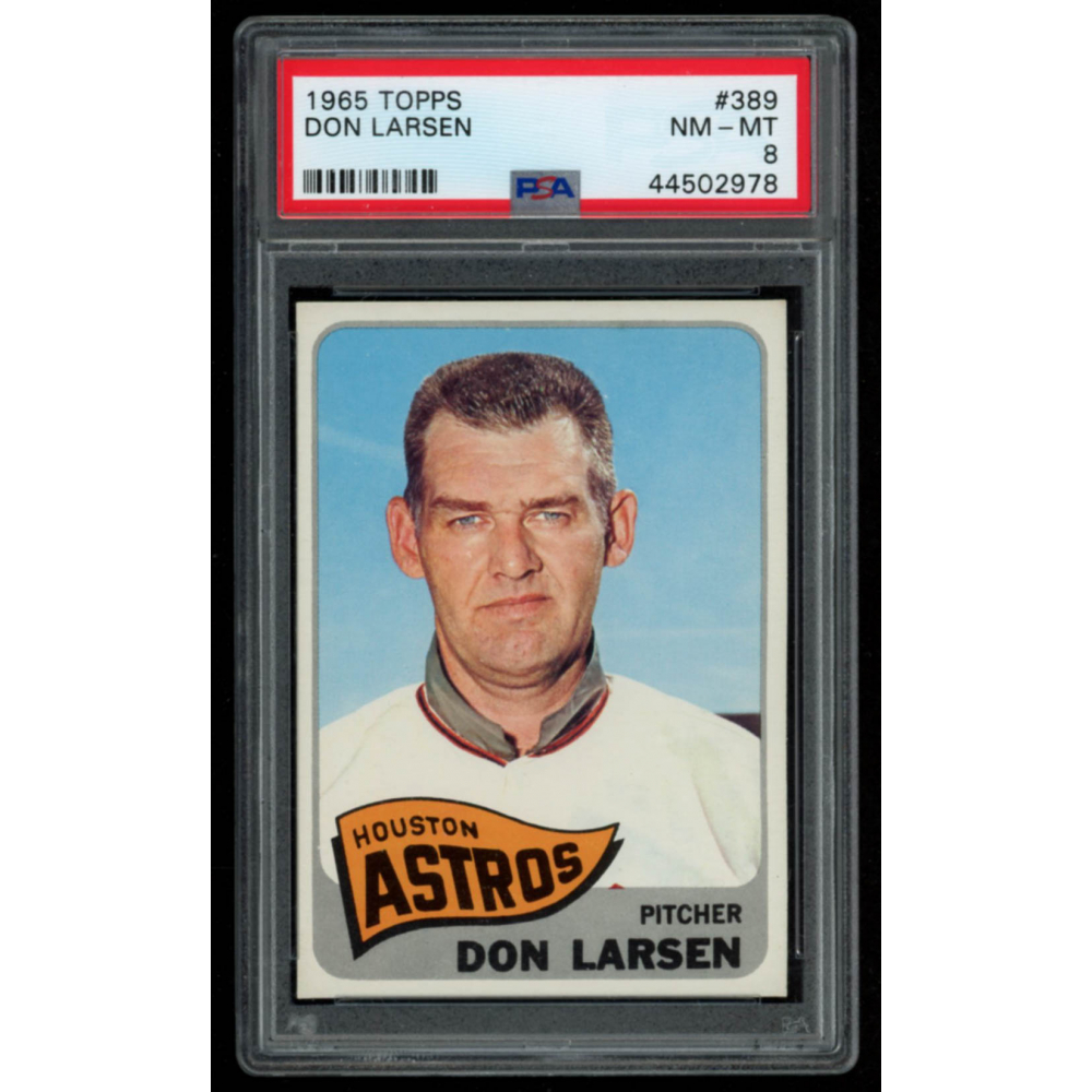 Don Larsen 1965 Topps #389 (PSA 8) | Pristine Auction