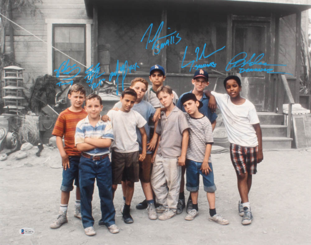 "The Sandlot" 16x20 Photo Cast-Signed by (6) with Tom Guiry, Marty York ...