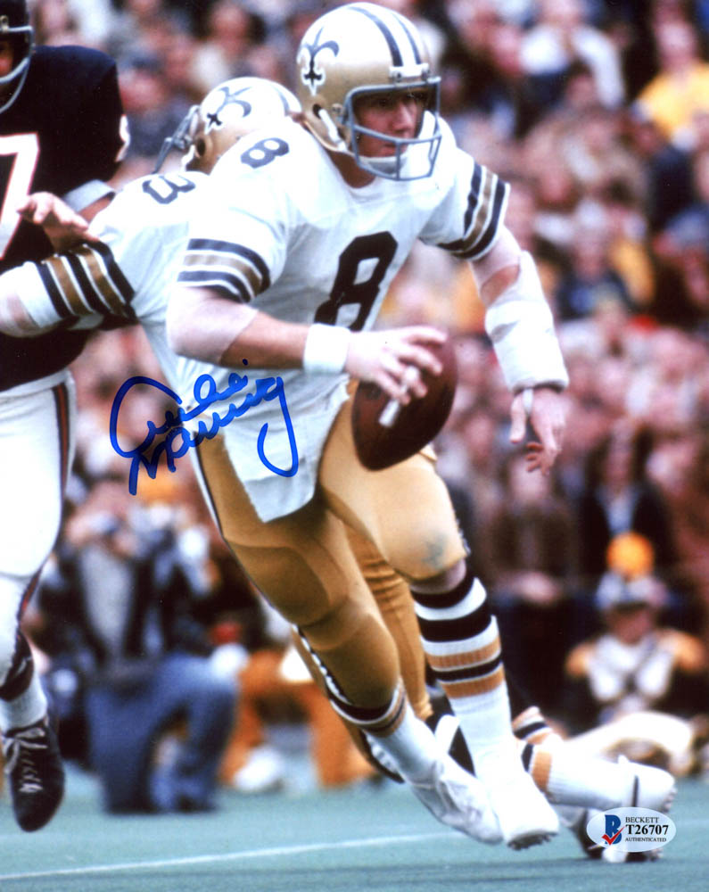 Archie Manning Signed Saints 8x10 Photo (Beckett COA) | Pristine Auction