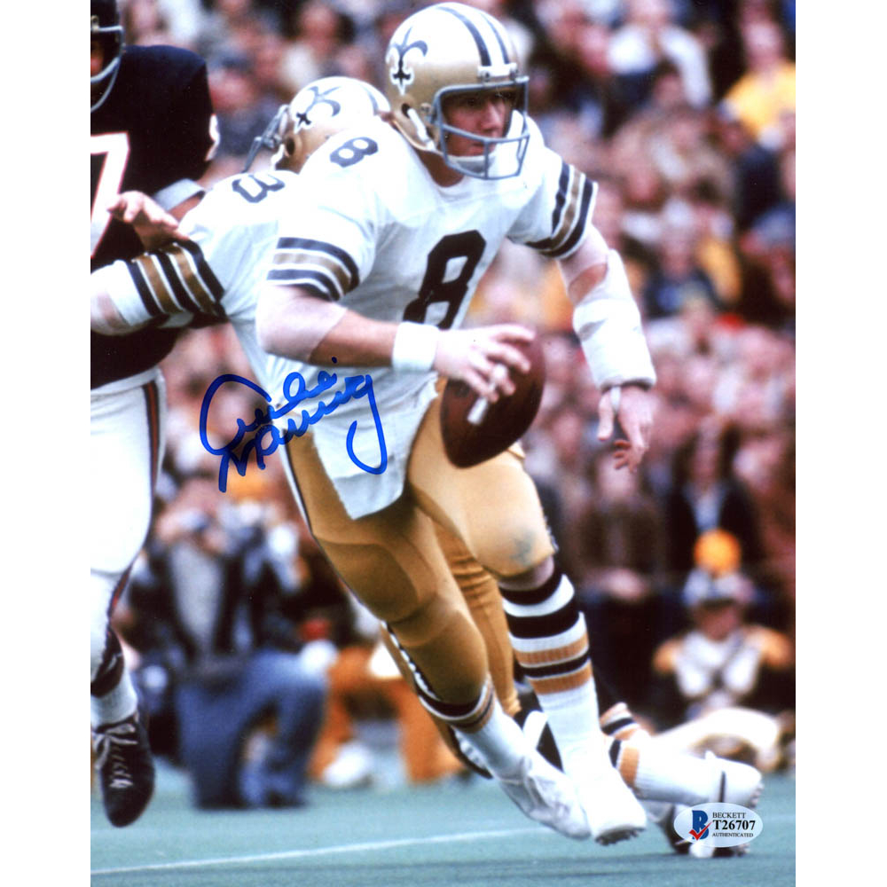 Archie Manning Signed Saints 8x10 Photo (Beckett COA) | Pristine Auction