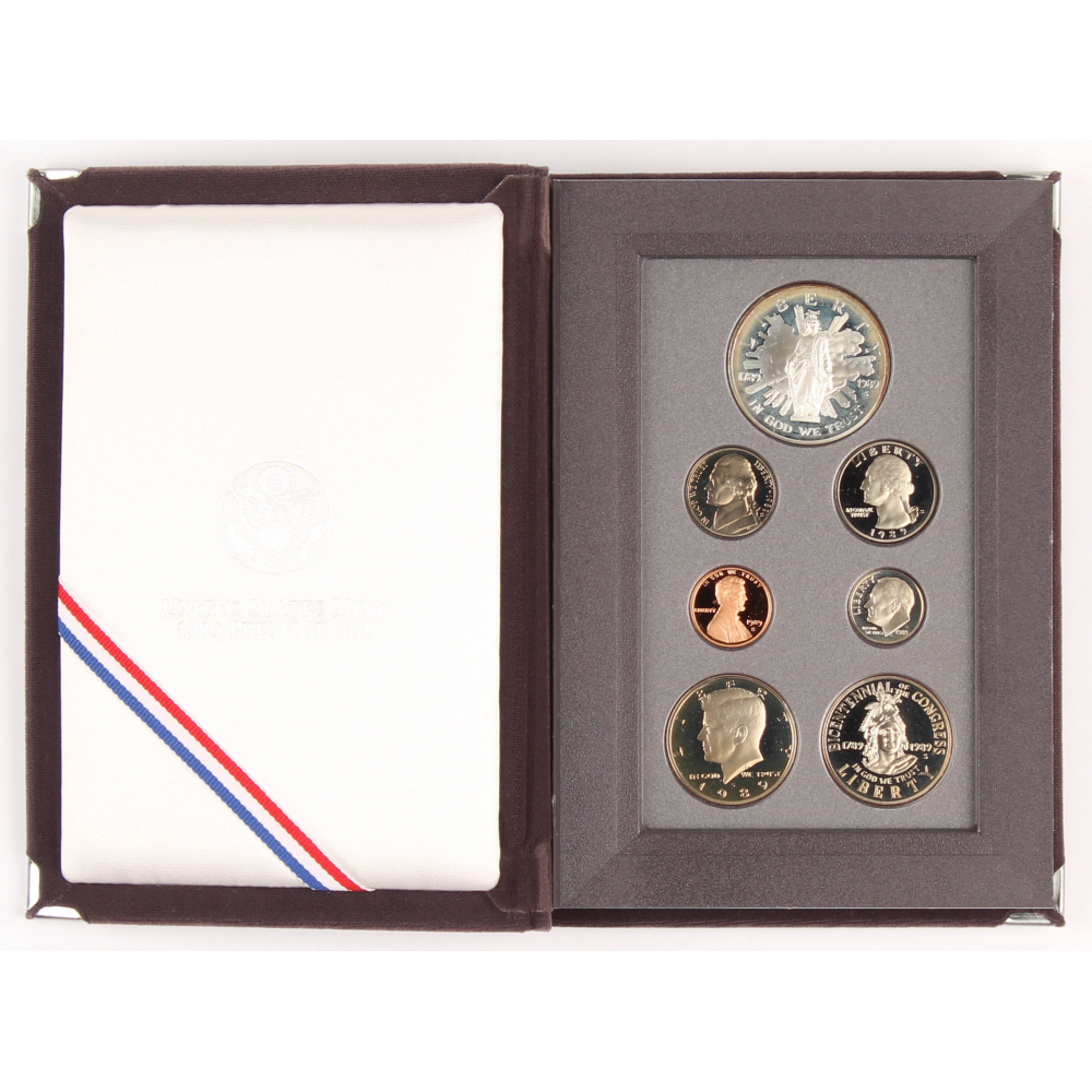 1989 United States Mint Prestige Set with (7) Coins | Pristine Auction