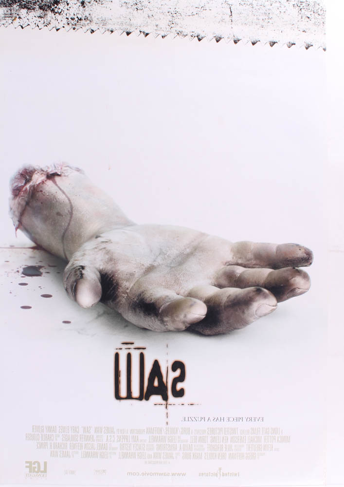 Shawnee Smith, James Wan & Leigh Whannell Signed "Saw" 27x40 Movie ...