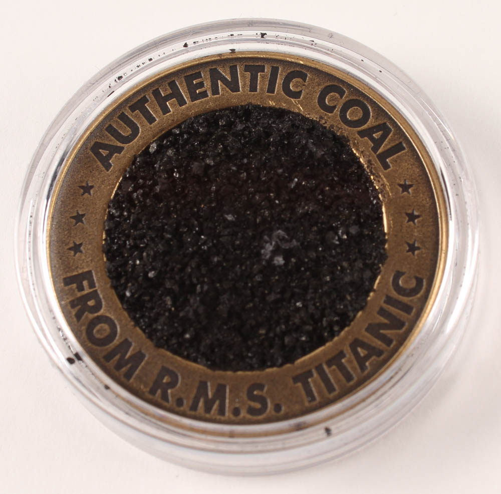 RMS Titanic 100th Anniversary LE Commemorative Coin with Authentic Coal ...