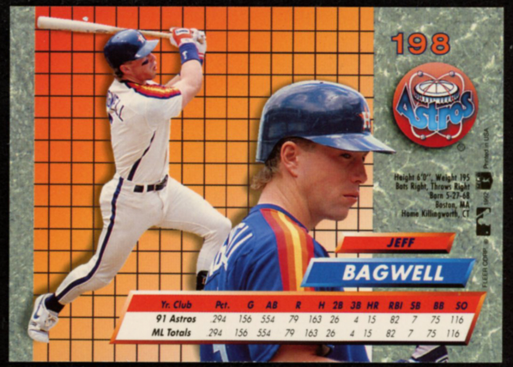 Jeff Bagwell 1992 Ultra #198 | Pristine Auction