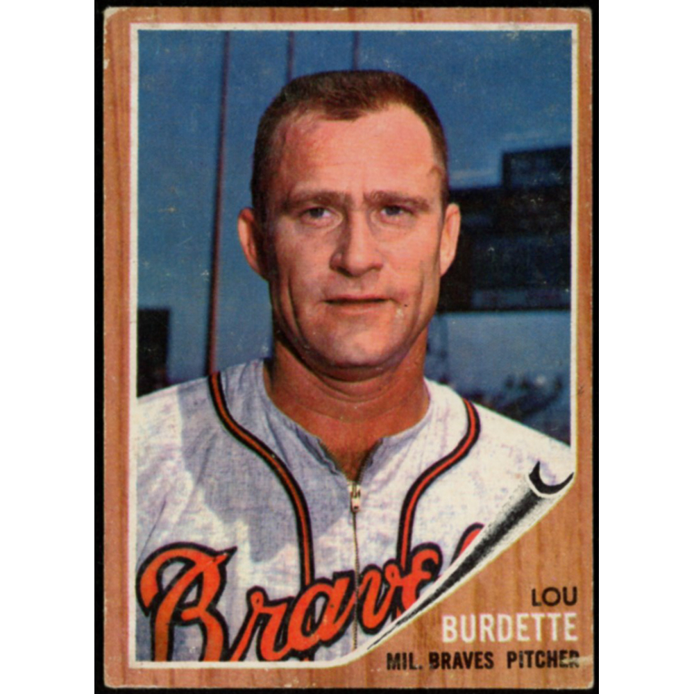 Lou Burdette 1962 Topps #380 | Pristine Auction