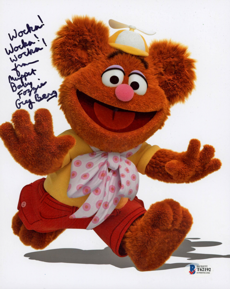 Greg Berg Signed "Muppet Babies" 8x10 Photo Inscribed "Wocka, Wocka ...