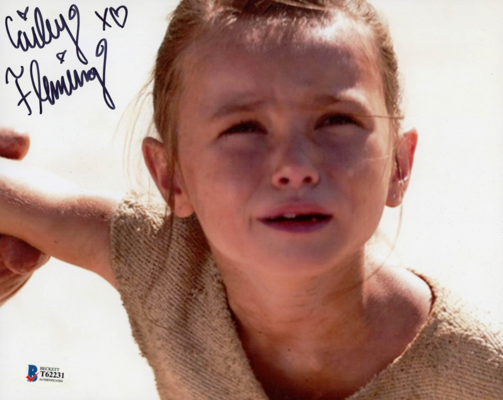 Cailey Fleming Signed "Star Wars: The Force Awakens" 8x10 Photo ...