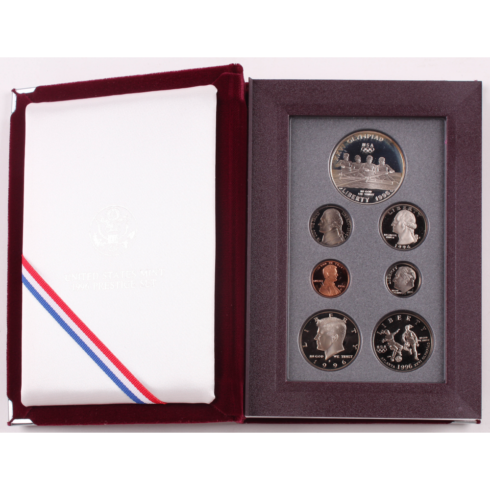 1996 United States Mint Prestige Set with (7) Coins | Pristine Auction