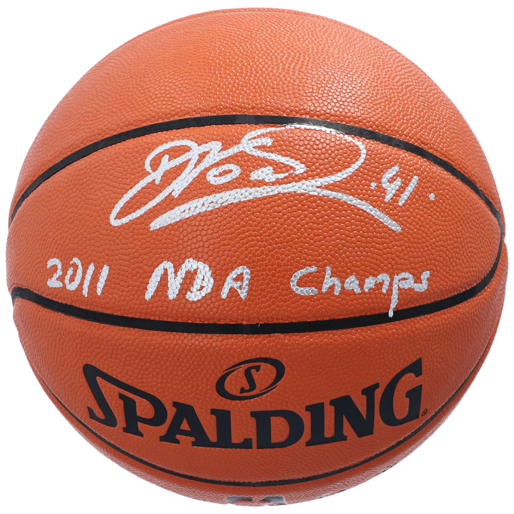 Dirk Nowitzki Signed NBA Game Ball Series Basketball Inscribed "2011 ...