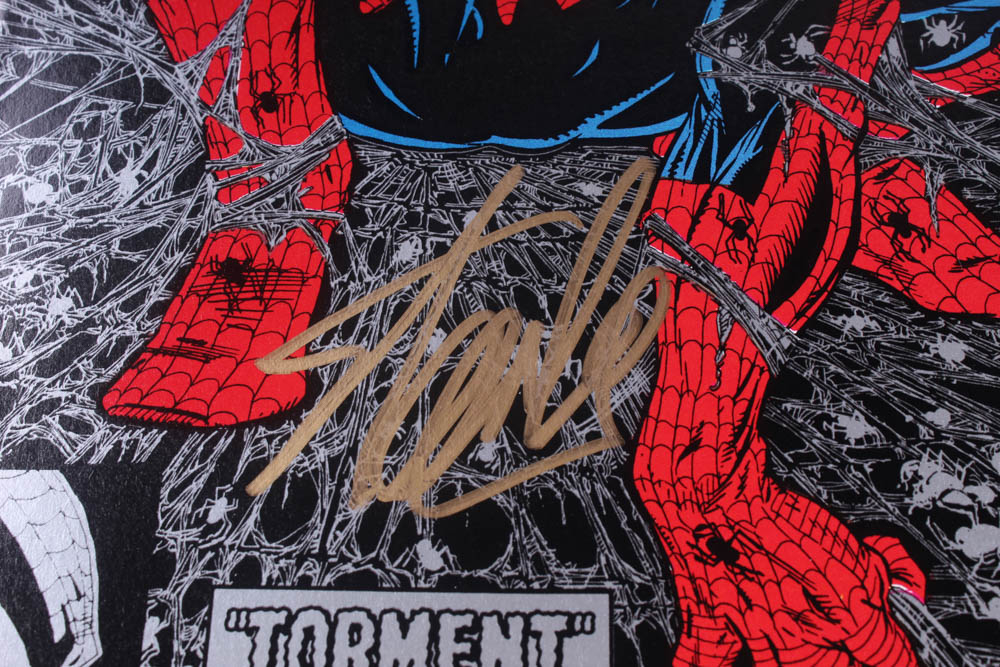 Stan Lee Signed 1990 "Spiderman" Issue #1Silver Marvel Comic Book (Stan ...