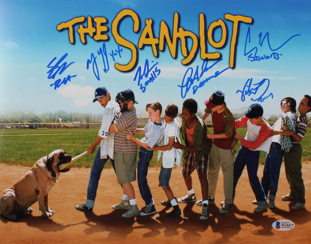 "The Sandlot" 11x14 Photo Cast-Signed by (6) with Tom Guiry, Marty York ...