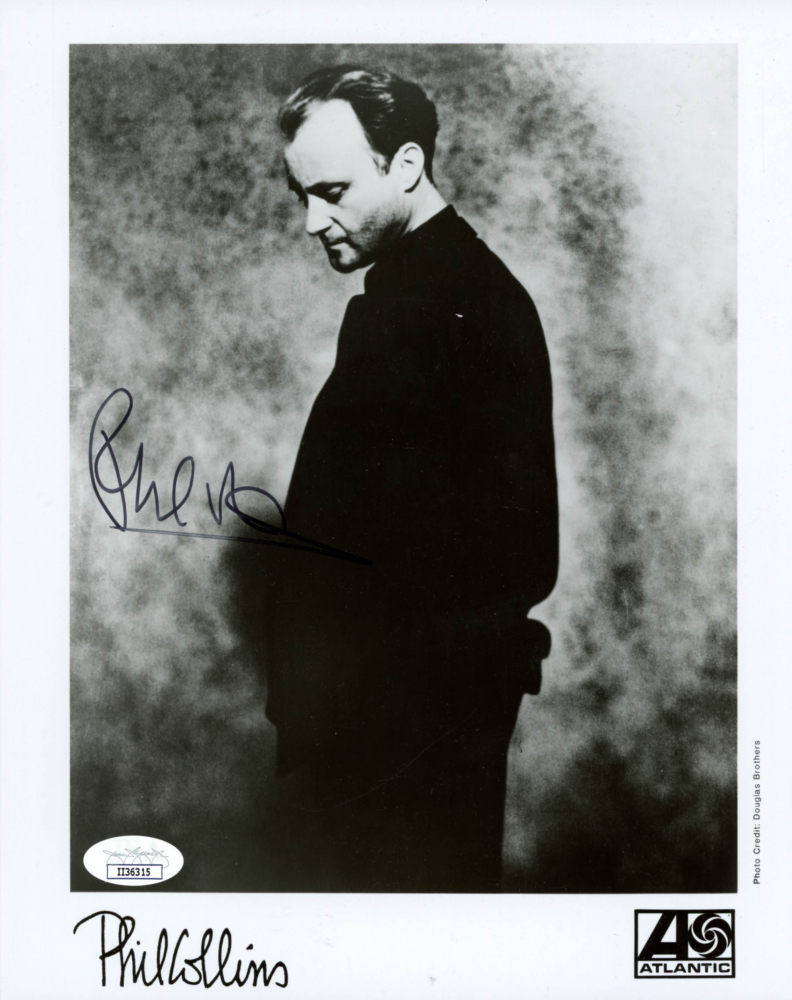 Phil Collins Signed 8x10 Photo (JSA COA) | Pristine Auction