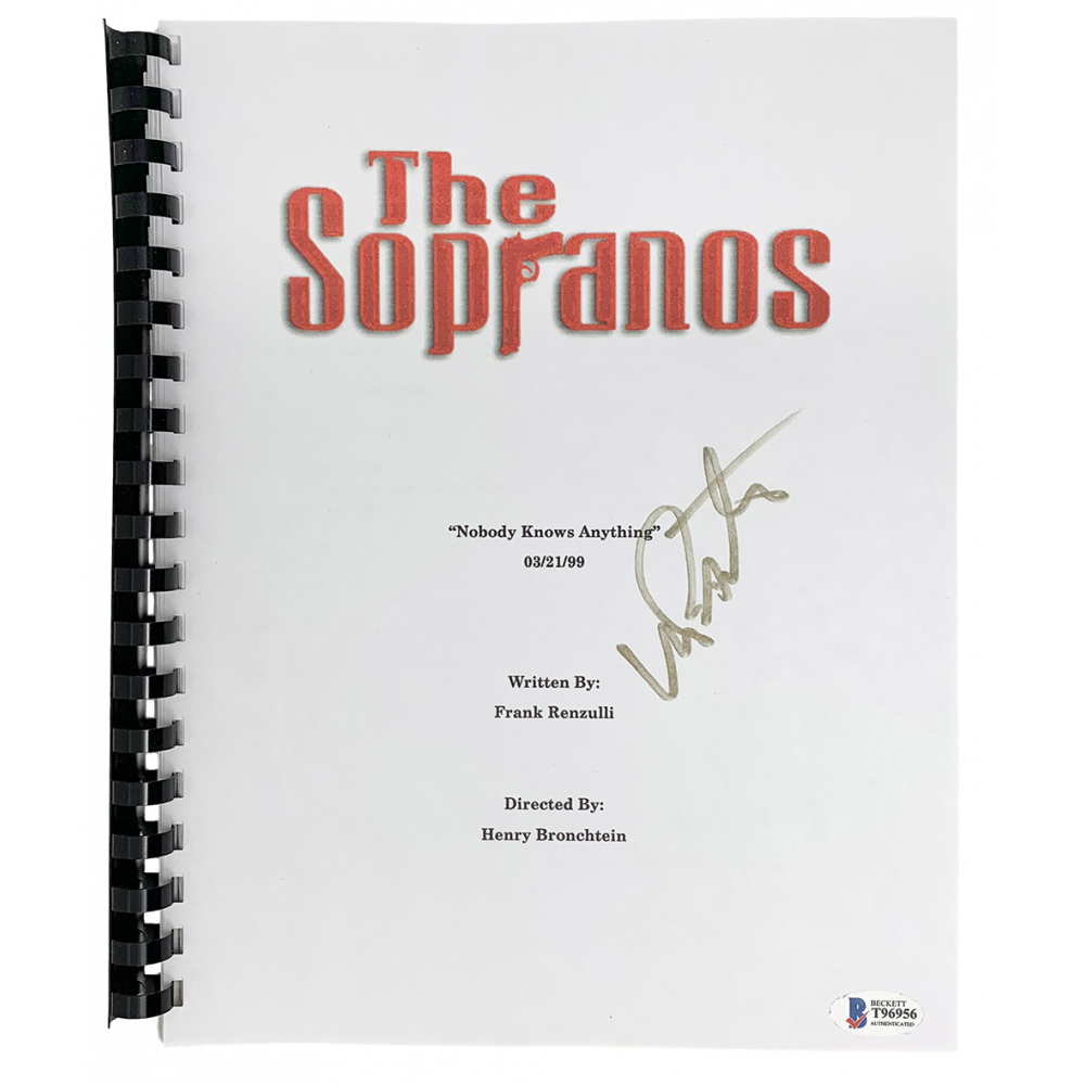 Vincent Pastore Signed "The Sopranos: Nobody Knows Anything" Episode ...