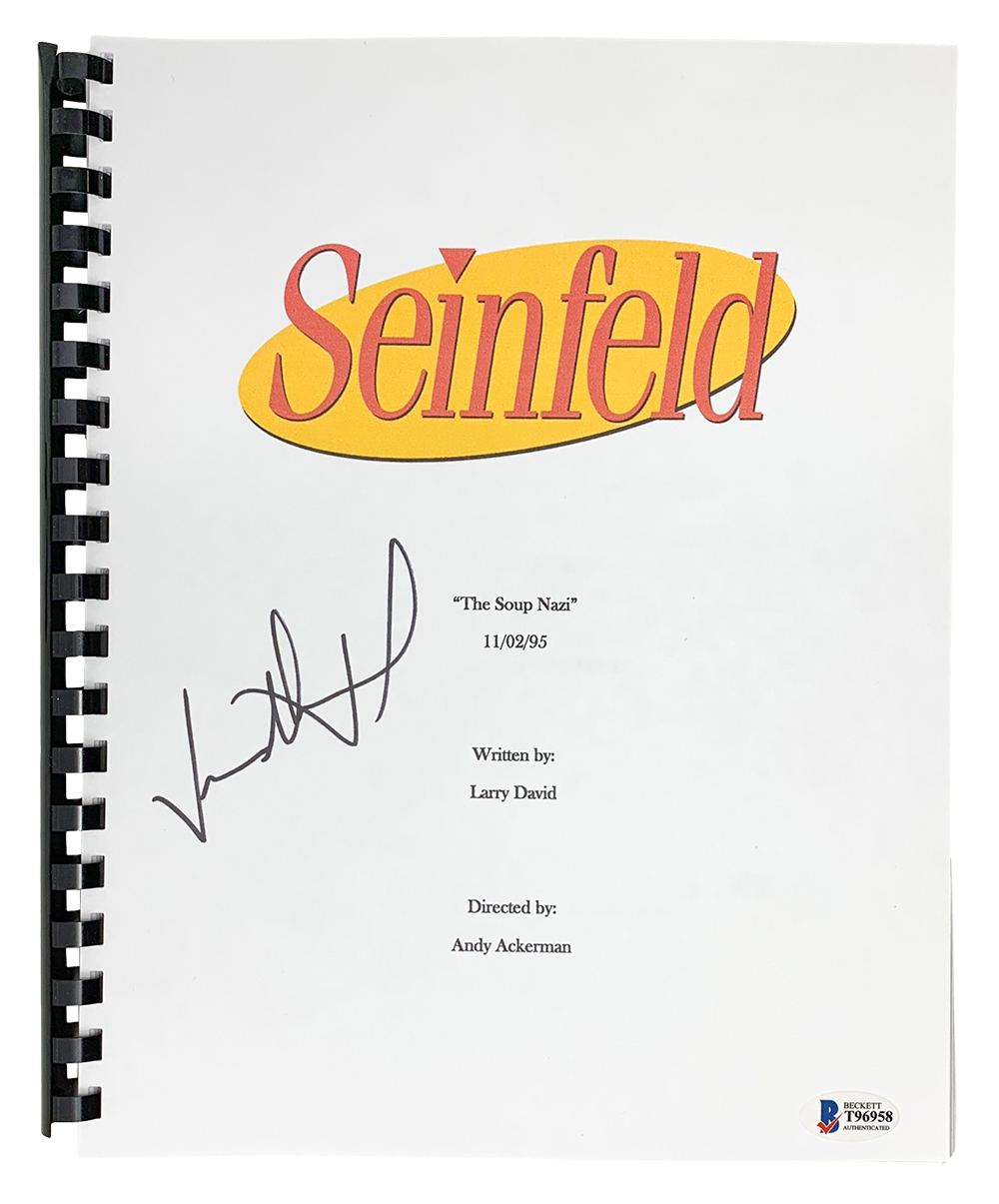 Jason Alexander Signed "Seinfeld: The Soup Nazi" Episode Script ...