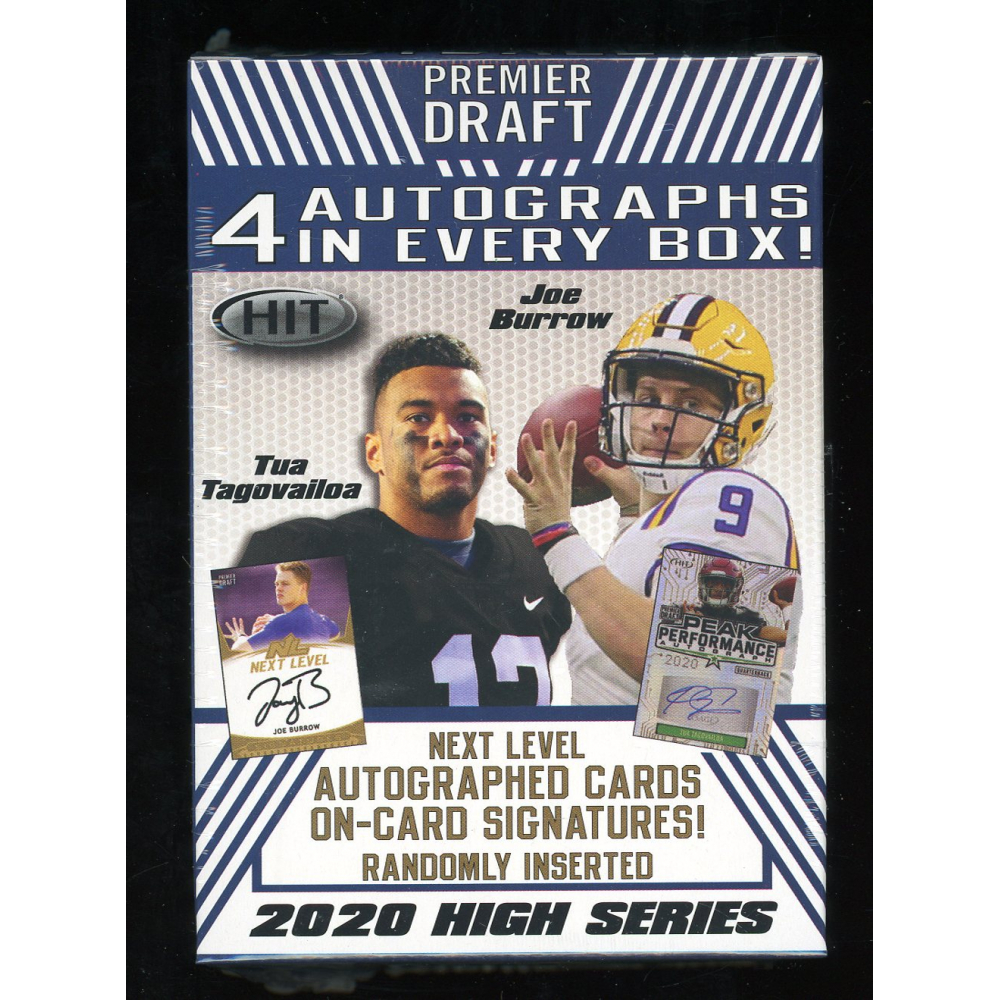2020 Sage Hit High Series Football Blaster Box with (72) Cards ...