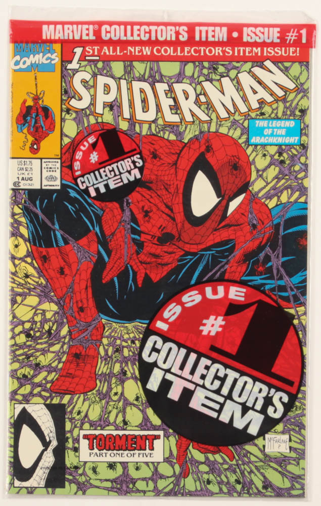 1990 "Spiderman" Issue #1 Marvel First Issue Comic Book | Pristine Auction