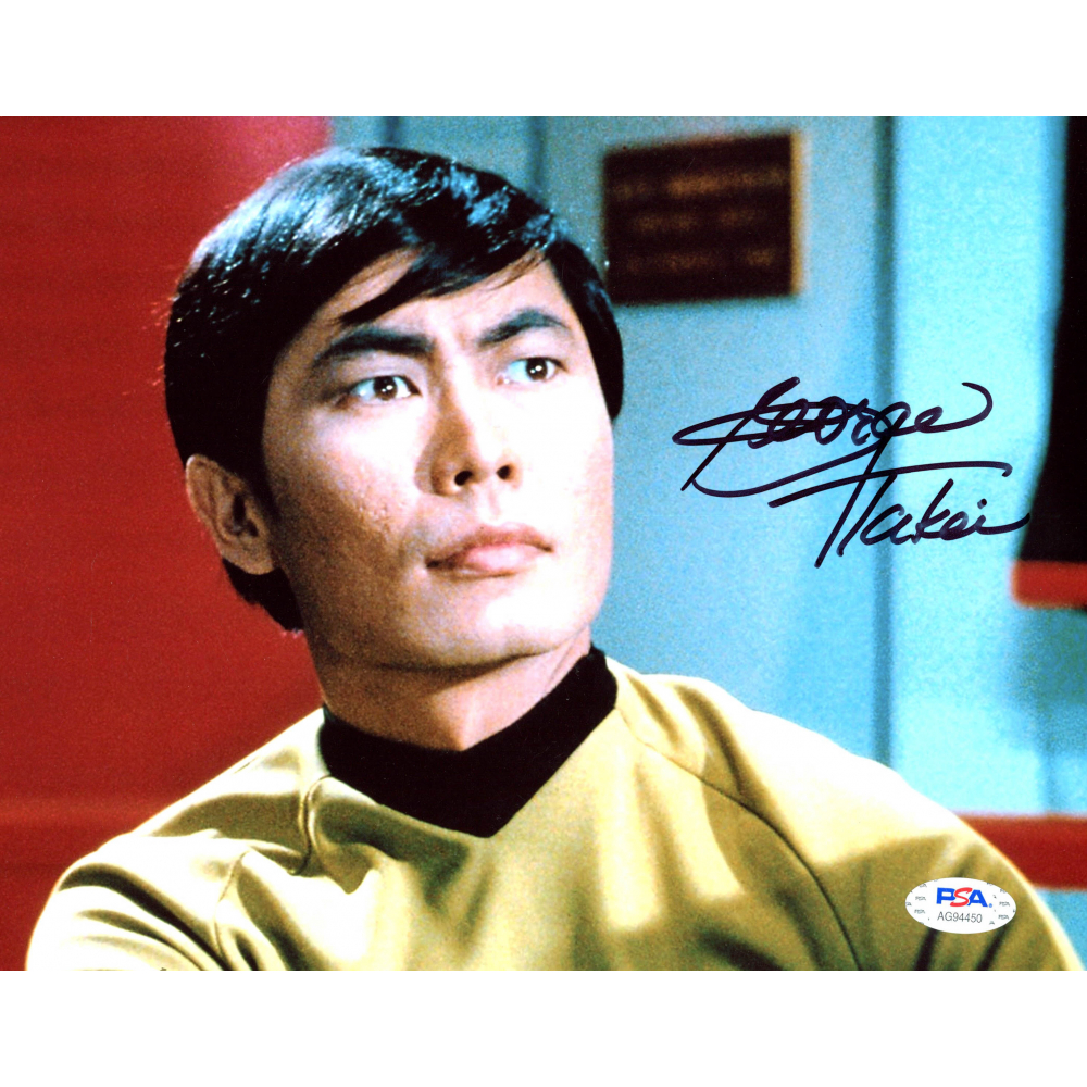 George Takei Signed "Star Trek" 8x10 Photo (PSA COA) | Pristine Auction