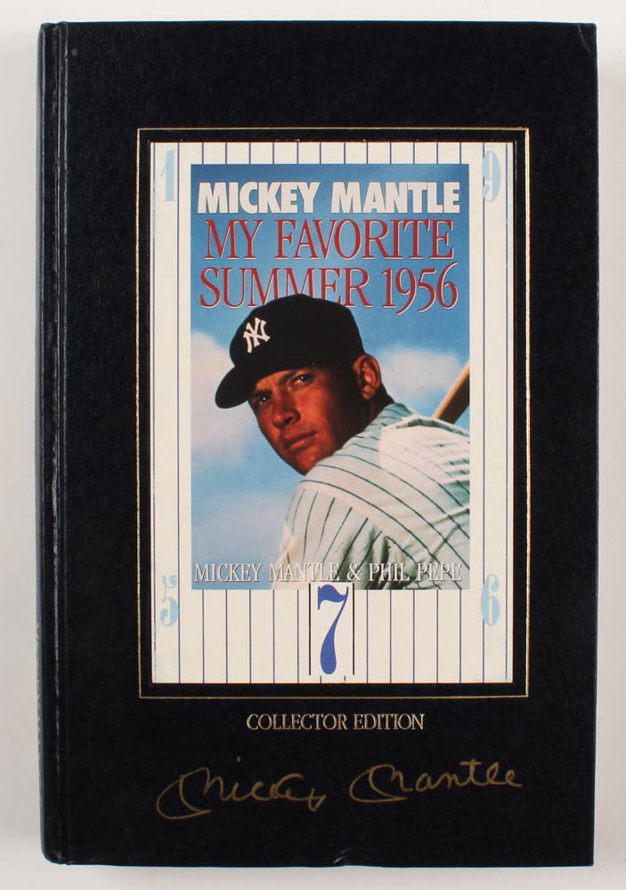 Mickey Mantle Signed "My Favorite Summer 1956" Hardcover Book (JSA LOA ...