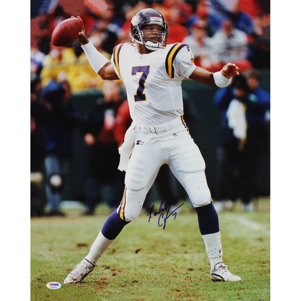 Randall Cunningham Signed Vikings 16x20 Photo (PSA COA) | Pristine Auction