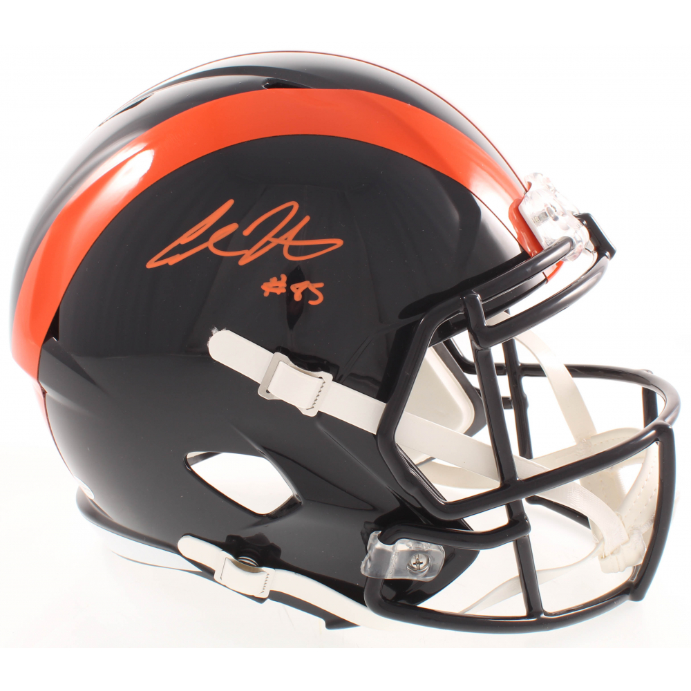 Cole Kmet Signed Bears Full-Size Speed Helmet (Beckett COA) | Pristine ...