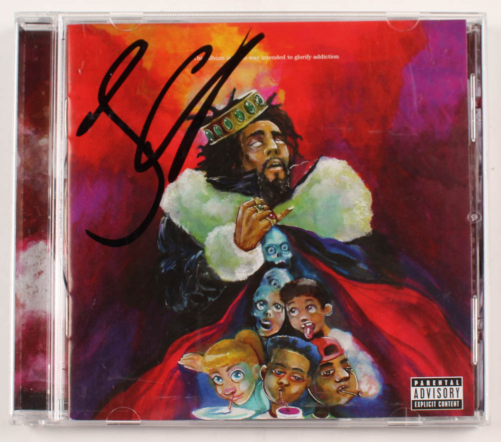 J. Cole Signed "KOD" CD Cover (PSA COA) | Pristine Auction