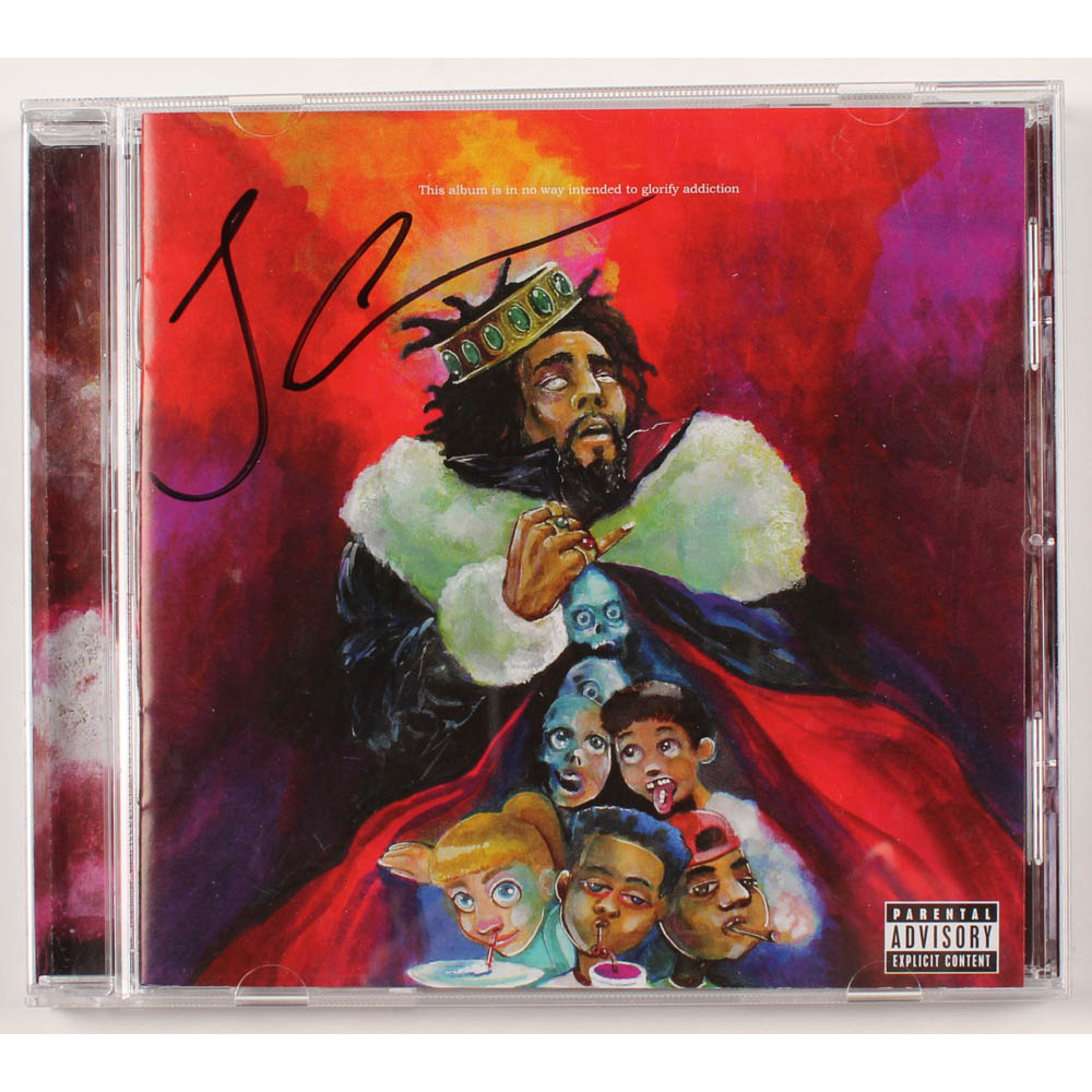 J. Cole Signed "KOD" CD Cover (PSA COA) | Pristine Auction