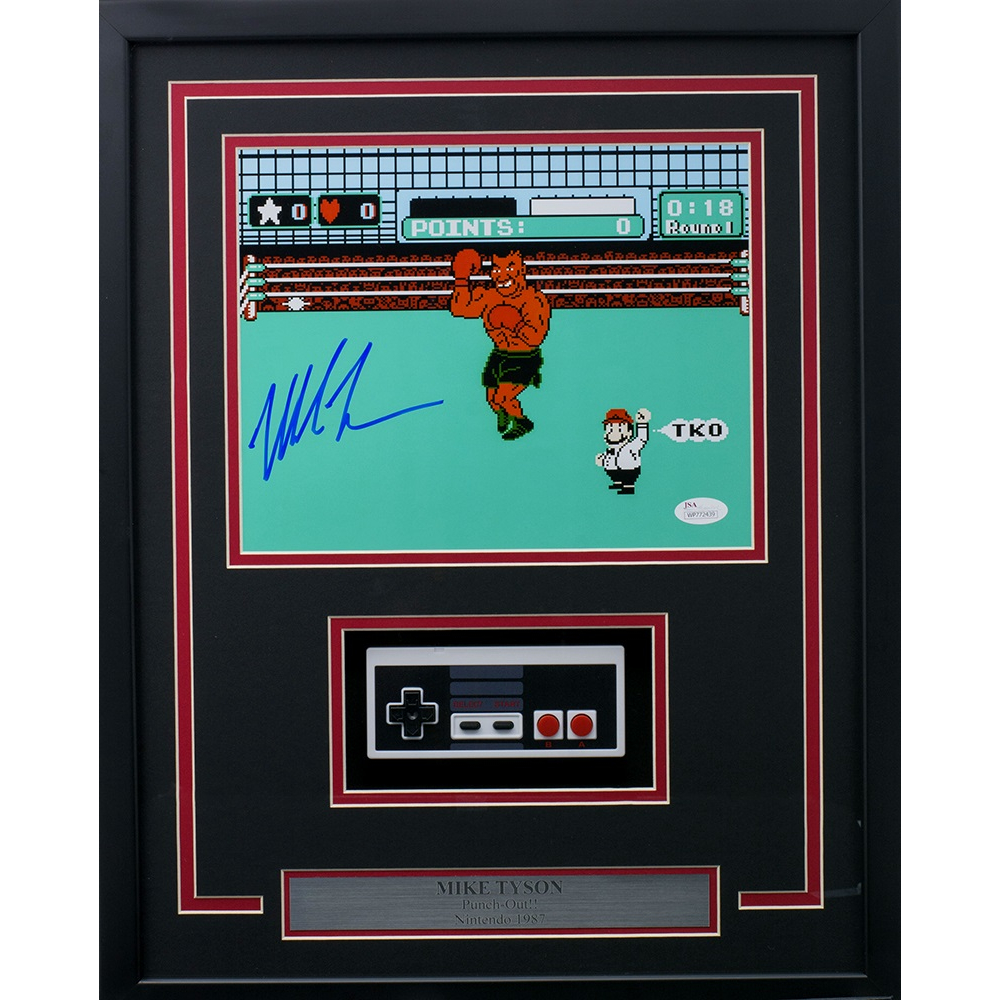 Mike Tyson Signed "Punch-Out!!" Custom Framed Photo Display with ...