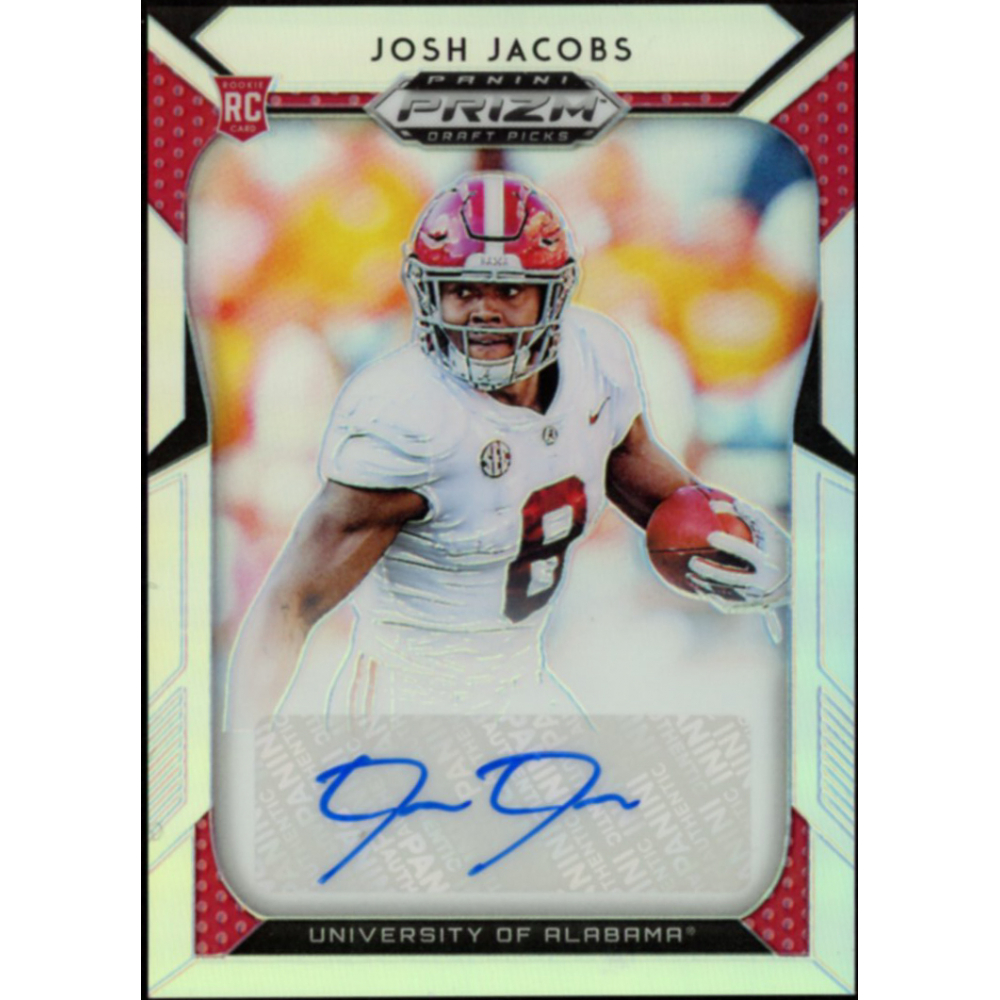 Josh Jacobs 2019 Panini Prizm Draft Picks Autograph Prizms #135 ...
