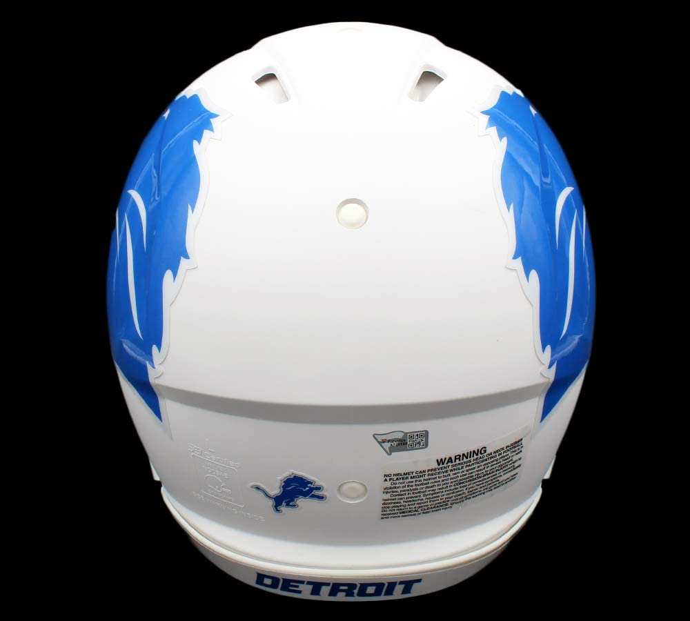 D'Andre Swift Signed Lions Full-Size Authentic On-Field AMP Alternate ...