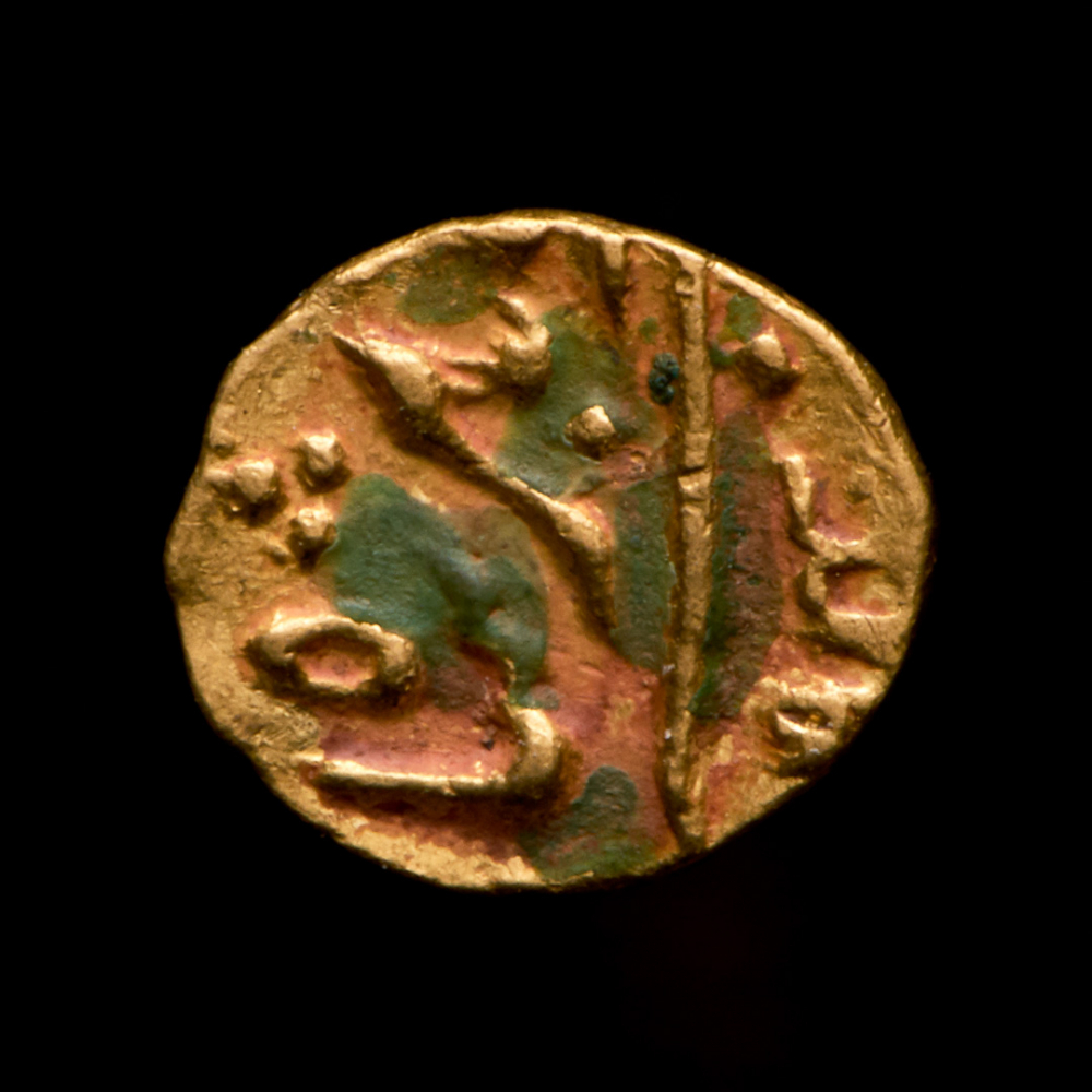 (1700-1800) India, Mughal Empire Fanam Gold Coin | Pristine Auction