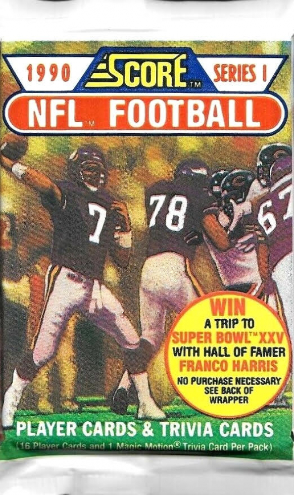 1990 Score Series 1 Football Wax Box of (36) Packs | Pristine Auction