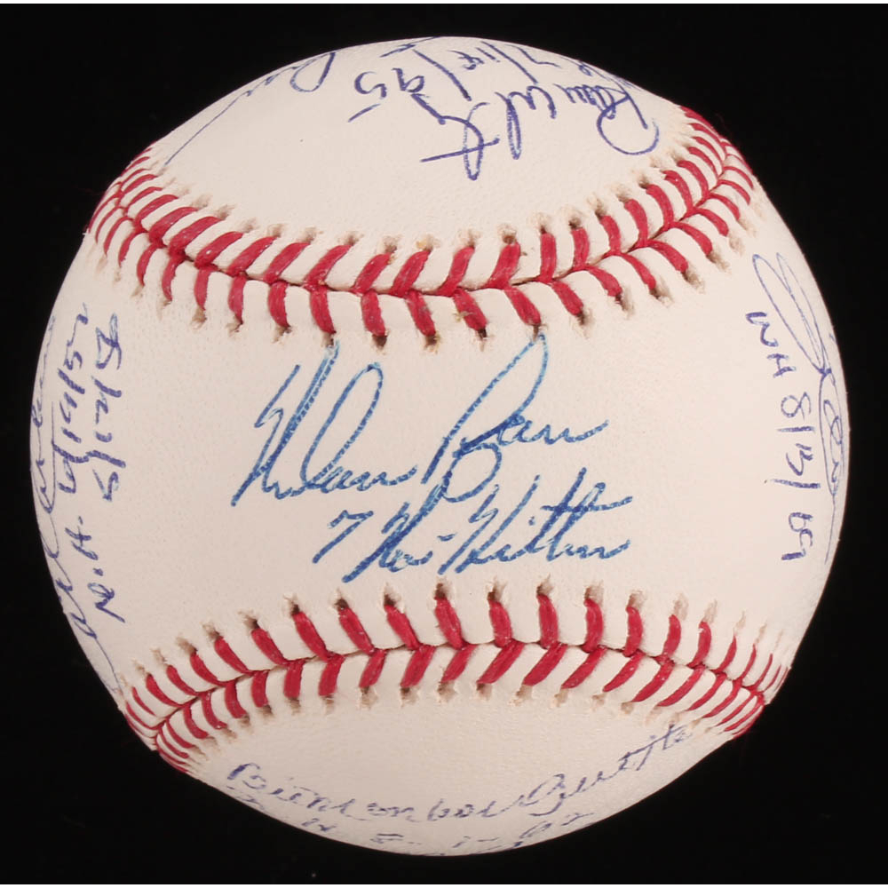 No Hitter Pitchers OML Baseball Signed by (10) with nolan Ryan, Jim ...