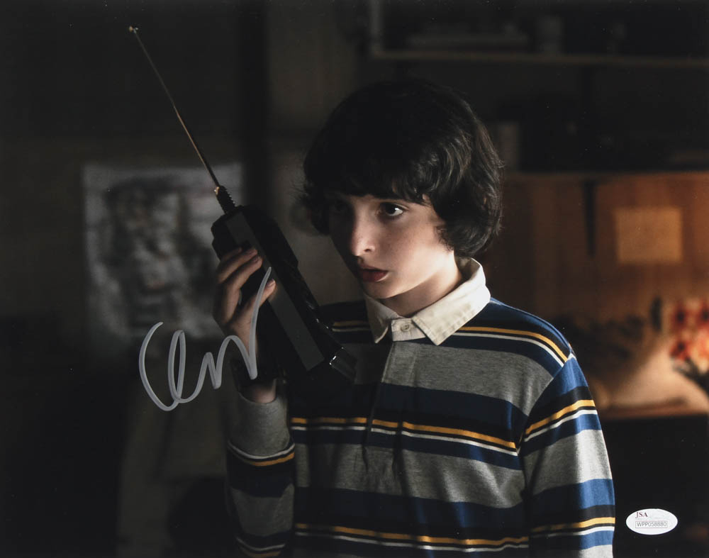 Finn Wolfhard Signed "Stranger Things" 11x14 Photo (JSA COA) | Pristine ...