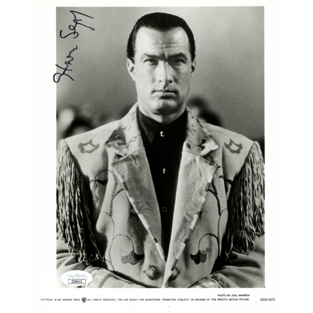 Steven Seagal Signed 8x10 Photo (JSA COA) | Pristine Auction