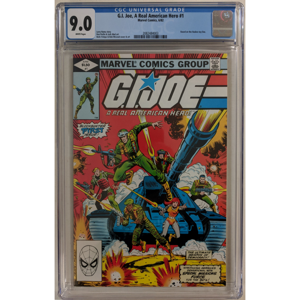 1982 "G.I. Joe" Issue #1 Marvel Comic Book (CGC 9.0) | Pristine Auction