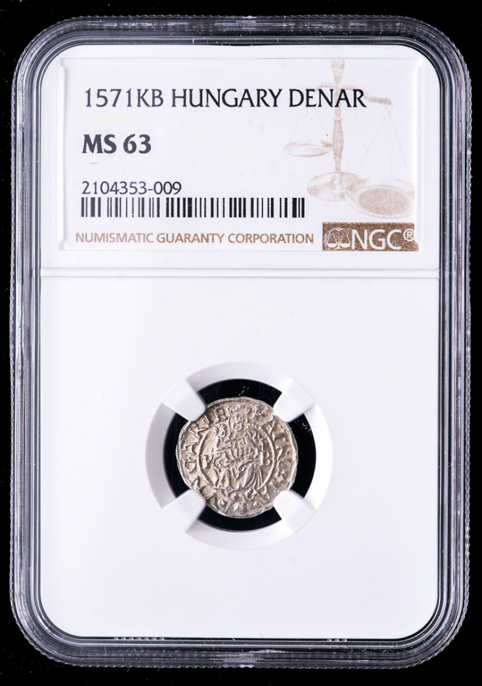1571KB Ferdinand I, Holy Roman Emperor - Hungary Medieval Silver Denar | Barnebys