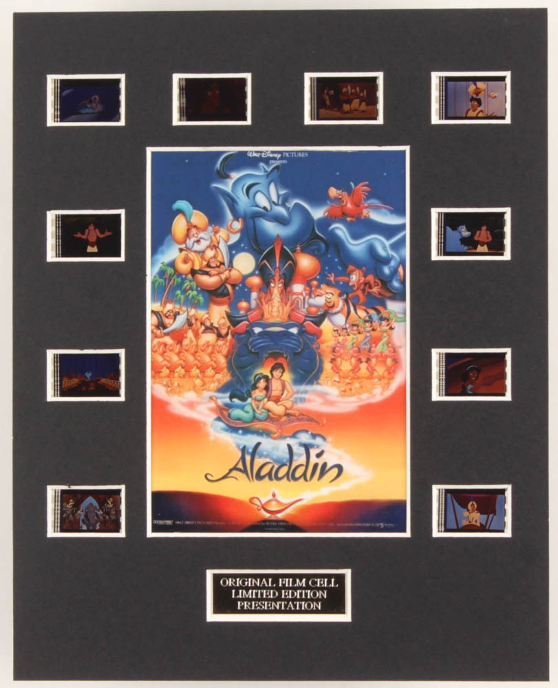 "Aladdin" LE 8x10 Custom Matted Original Film / Movie Cell Display ...