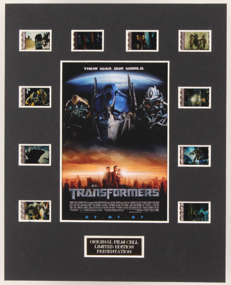 "Transformers" LE 8x10 Custom Matted Original Film / Movie Cell Display ...