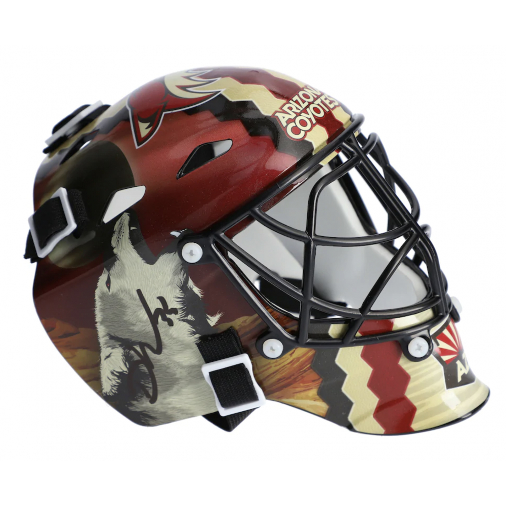 Darcy Kuemper Signed Coyotes Mini Goalie Mask (Fanatics Hologram ...