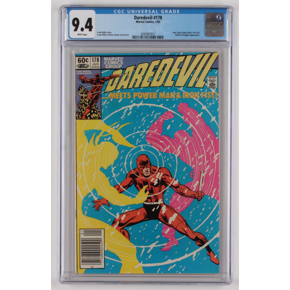 1981 "DareDevil" Issue #178 Marvel Comic Book (CGC 9.4) | Pristine Auction