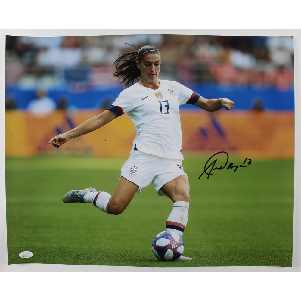 Alex Morgan Signed Team USA 16x20 Photo (JSA COA) (See Description ...