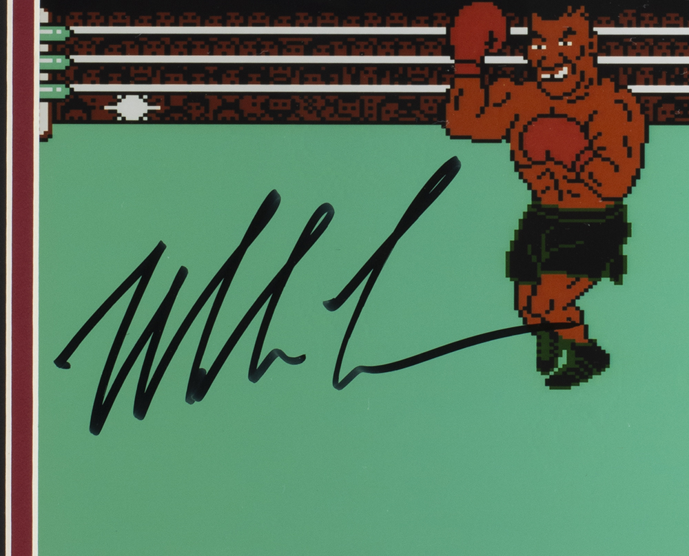 Mike Tyson Signed "Punch-Out!!" 15x19 Custom Framed Photo Display with ...