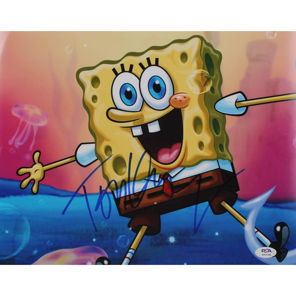 Tom Kenny Signed "SpongeBob SquarePants" 11x14 Photo (PSA COA ...