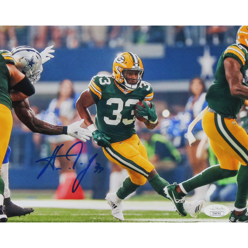 Aaron Jones Signed Packers 8x10 Photo (JSA COA) | Pristine Auction